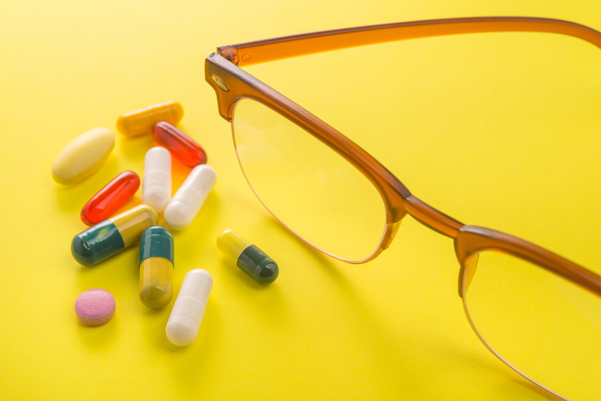 What eye supplement can help with myopia?